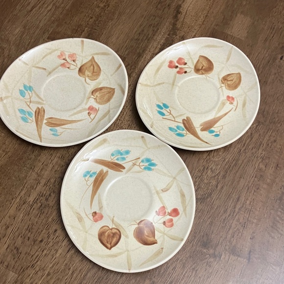 Dining | Vintage Red Wing Saucer Plate Random Harvest Atomic Mcm Usa ...
